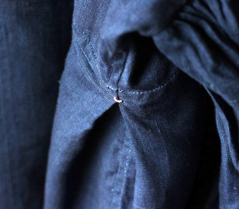 [re:order] Volume sleeve top indigo | ♕scrumpcious